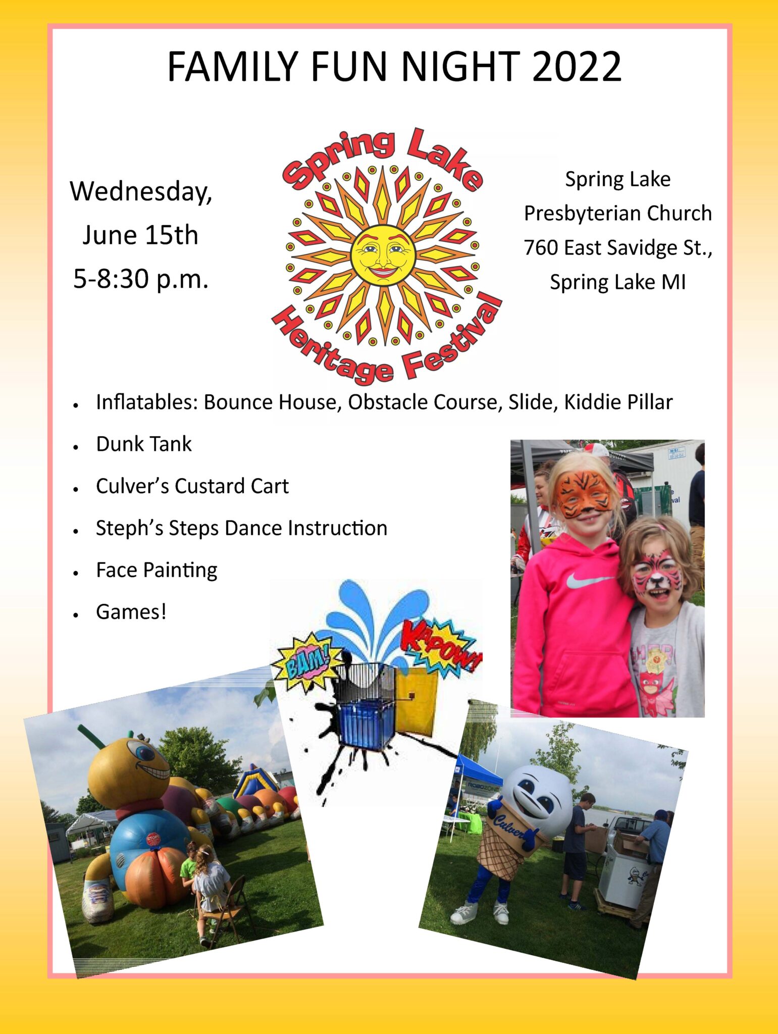 Spring Lake Heritage Festival – Summer Time Fun 6/10/2023 – 6/16/2023